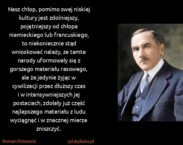 Roman Dmowski o sobie Roman Dmowski o sobie